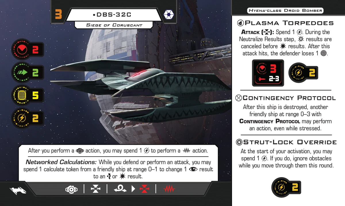 DBS-32C (Siege Of Coruscant) | X-Wing Miniatures: Second Edition Wiki | Fandom