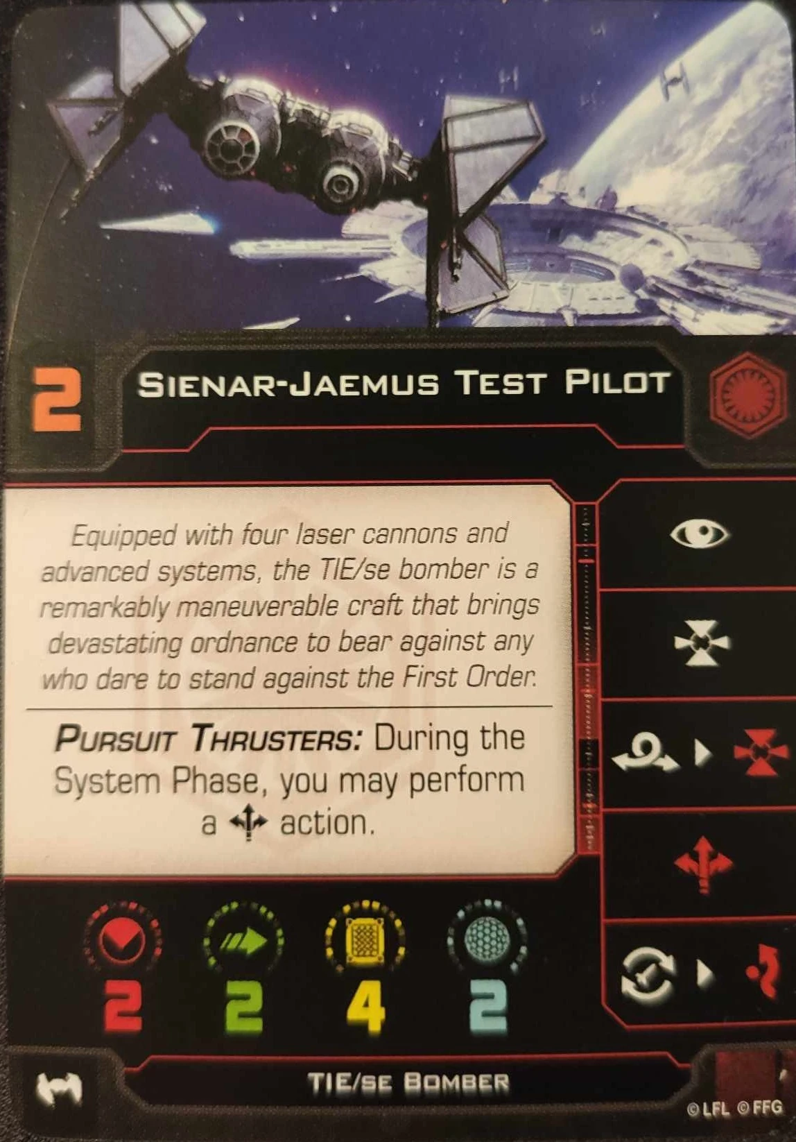 Sienar-Jaemus Test Pilot | X-Wing Miniatures: Second Edition Wiki | Fandom