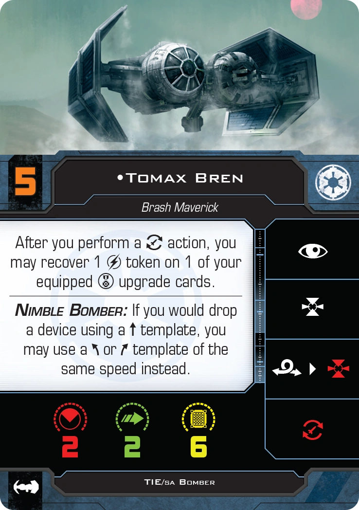 Tomax Bren | X-Wing Miniatures: Second Edition Wiki | Fandom