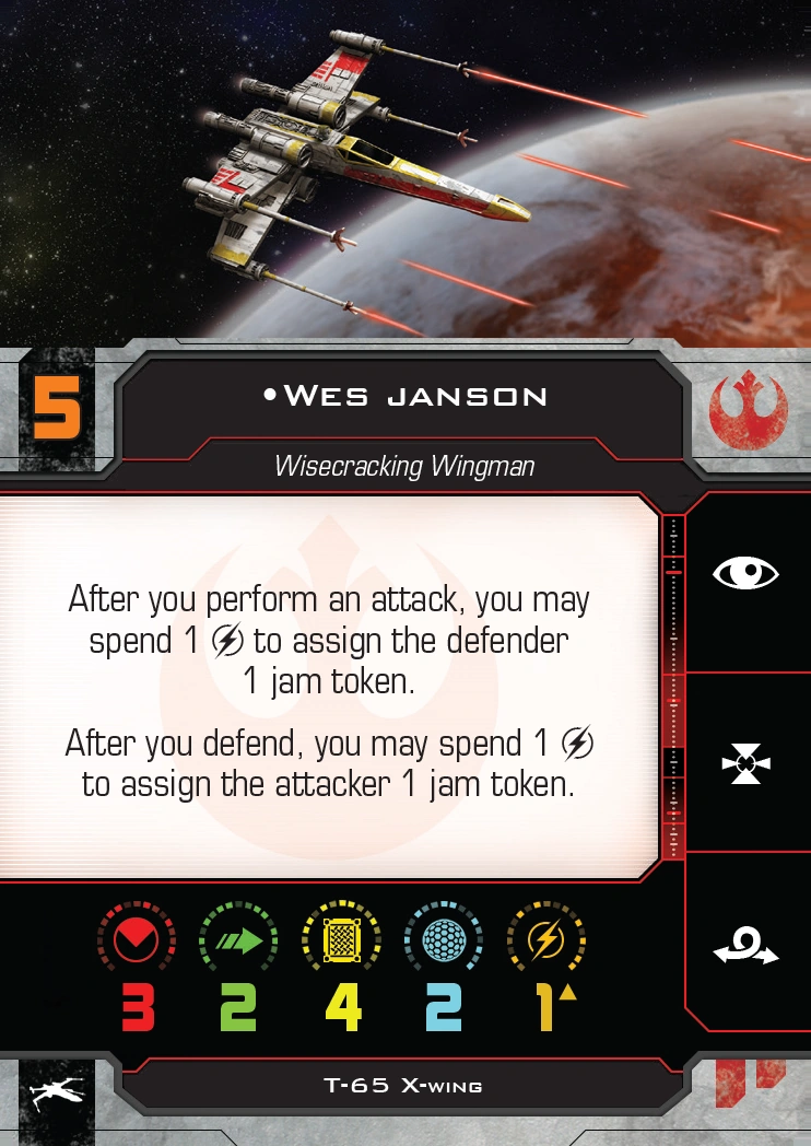 Wes Janson | X-Wing Miniatures: Second Edition Wiki | Fandom