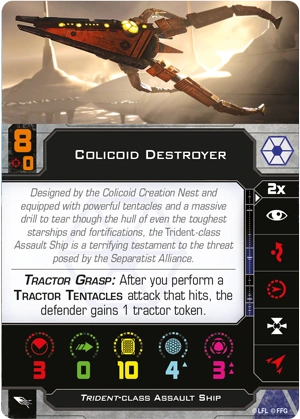 Colicoid Destroyer | X-Wing Miniatures: Second Edition Wiki | Fandom