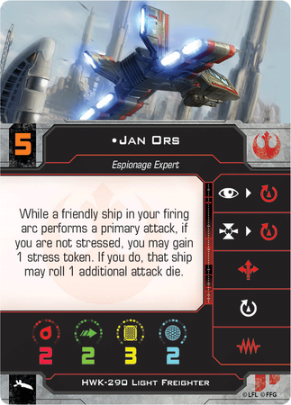Jan Ors | X-Wing Miniatures: Second Edition Wiki | Fandom Jan Ors | X-Wing Miniatures: Second Edition Wiki | Fandom