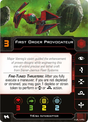 First Order Provocateur | X-Wing Miniatures: Second Edition Wiki | Fandom