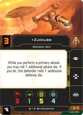 Zuckuss (G-1A Starfighter) | X-Wing Miniatures: Second Edition Wiki ...