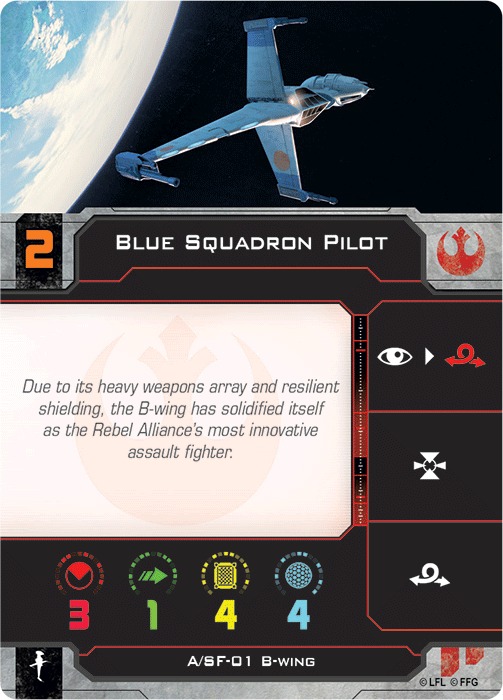 Blue Squadron Pilot | X-Wing Miniatures: Second Edition Wiki | Fandom