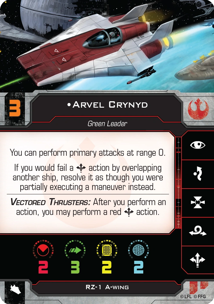 Arvel Crynyd | X-Wing Miniatures: Second Edition Wiki | Fandom