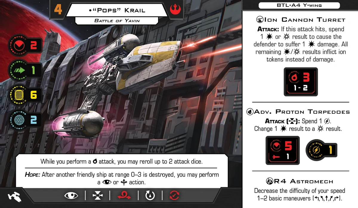 "Pops" Krail (Battle Of Yavin) | X-Wing Miniatures: Second Edition Wiki ...