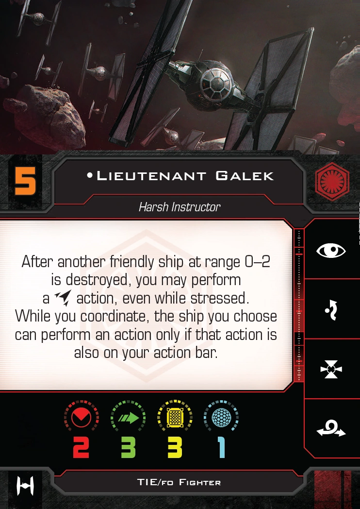 Lieutenant Galek | X-Wing Miniatures: Second Edition Wiki | Fandom
