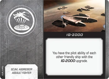 IG-2000 | X-Wing Miniatures: Second Edition Wiki | Fandom