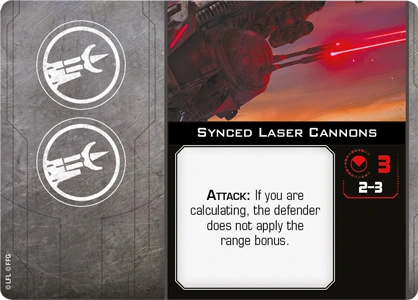 Synced Laser Cannons | X-Wing Miniatures: Second Edition Wiki | Fandom