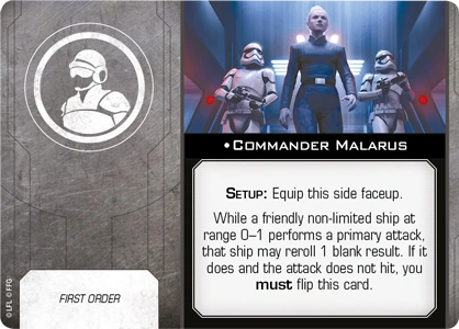 Commander Malarus (Crew) | X-Wing Miniatures: Second Edition Wiki | Fandom