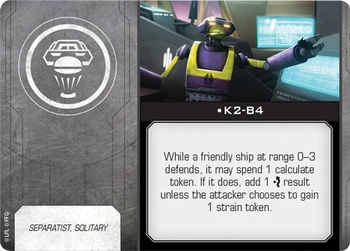 K2-B4 | X-Wing Miniatures: Second Edition Wiki | Fandom