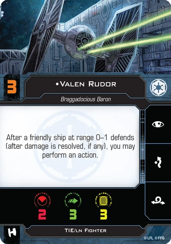 Valen Rudor | X-Wing Miniatures: Second Edition Wiki | Fandom