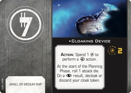 Cloaking Device | X-Wing Miniatures: Second Edition Wiki | Fandom