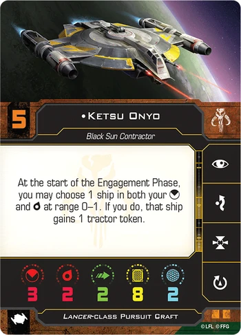Ketsu Onyo (Lancer-class Pursuit Craft) | X-Wing Miniatures: Second ...