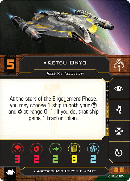 Ketsu Onyo (Lancer-class Pursuit Craft) | X-Wing Miniatures: Second ...