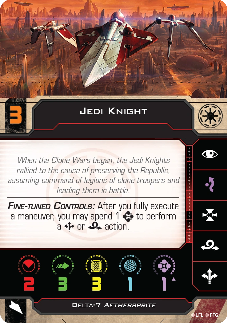 Jedi Knight (Delta-7B) | X-Wing Miniatures: Second Edition Wiki | Fandom