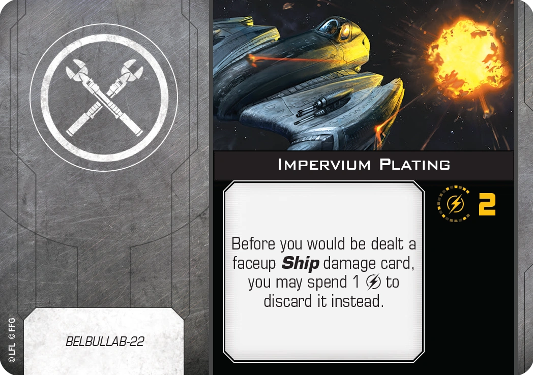 Impervium Plating | X-Wing Miniatures: Second Edition Wiki | Fandom