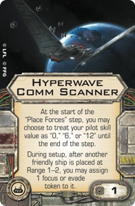 Hyperwave Comm Scanner | X-Wing Miniatures Wiki | Fandom
