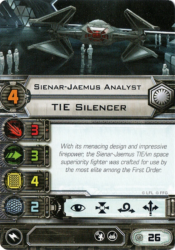 Sienar-Jaemus Analyst | X-Wing Miniatures Wiki | Fandom