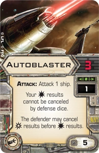Autoblaster | X-Wing Miniatures Wiki | Fandom