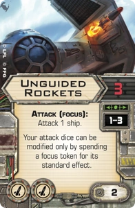 Unguided Rockets | X-Wing Miniatures Wiki | Fandom