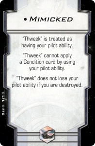 Mimicked | X-Wing Miniatures Wiki | Fandom