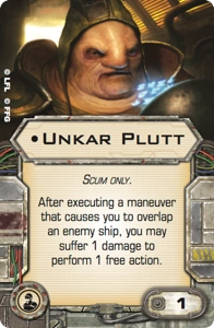 Unkar Plutt (Crew) | X-Wing Miniatures Wiki | Fandom