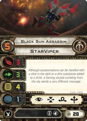 Black Sun Assassin | X-Wing Miniatures Wiki | Fandom