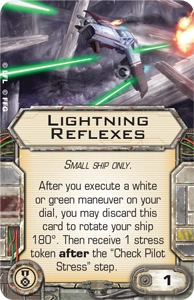 Lightning Reflexes | X-Wing Miniatures Wiki | Fandom