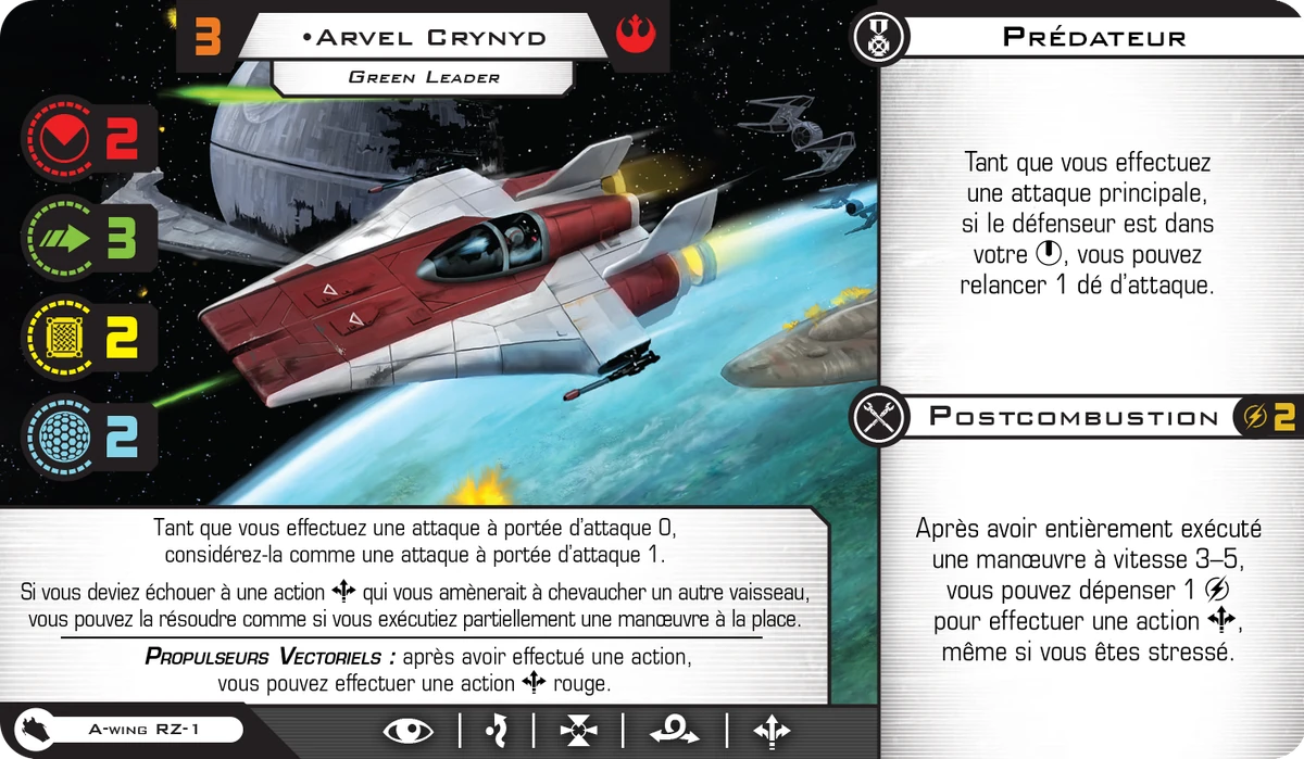 Arvel Crynyd (Arsenal Standard - A-Wing RZ-1 - Green Leader) | Wiki ...