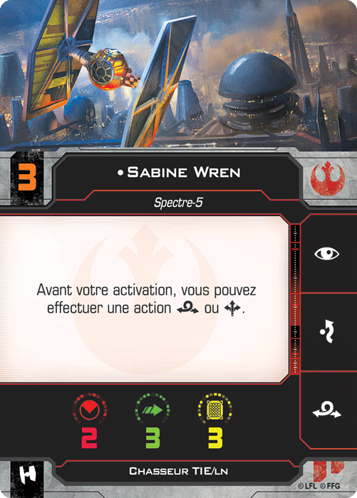 Sabine Wren Chasseur Tie Wiki Xwing Seconde Edition Fandom