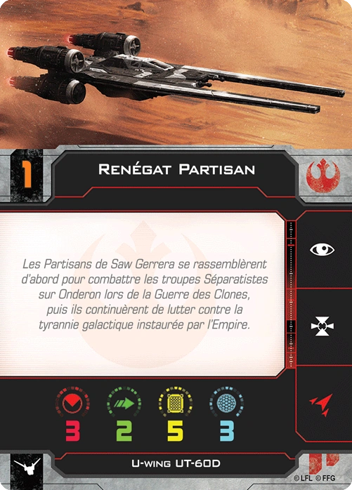 Renégat Partisan | Wiki XWing Seconde Edition | Fandom