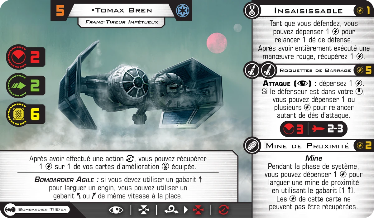 Tomax Bren (Arsenal Standard - Bombardier TIE/sa - Franc-Tireur ...