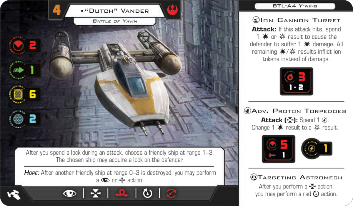 Dutch Vander Bataille De Yavin Wiki Xwing Seconde Edition Fandom