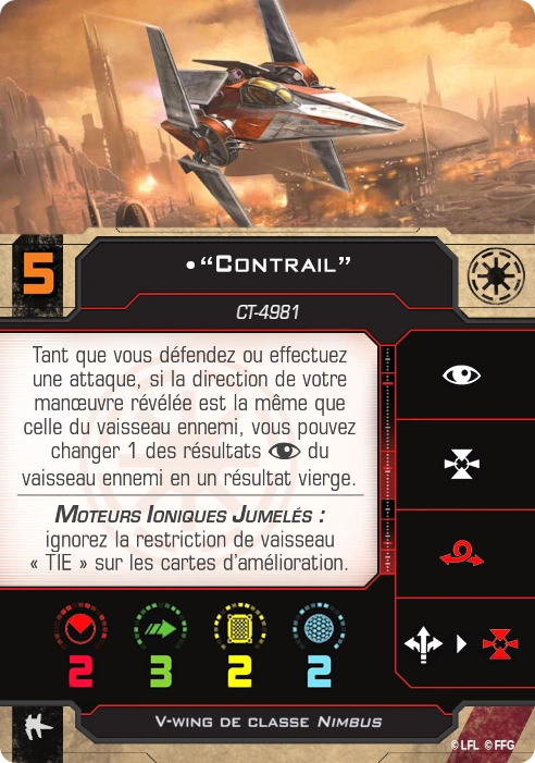"Contrail" (V-Wing) | Wiki XWing Seconde Edition | Fandom