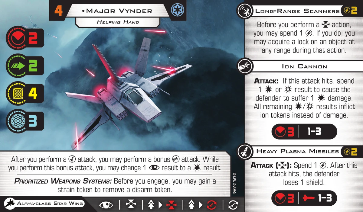 Major Vynder (Arsenal Standard) | Wiki XWing Seconde Edition | Fandom
