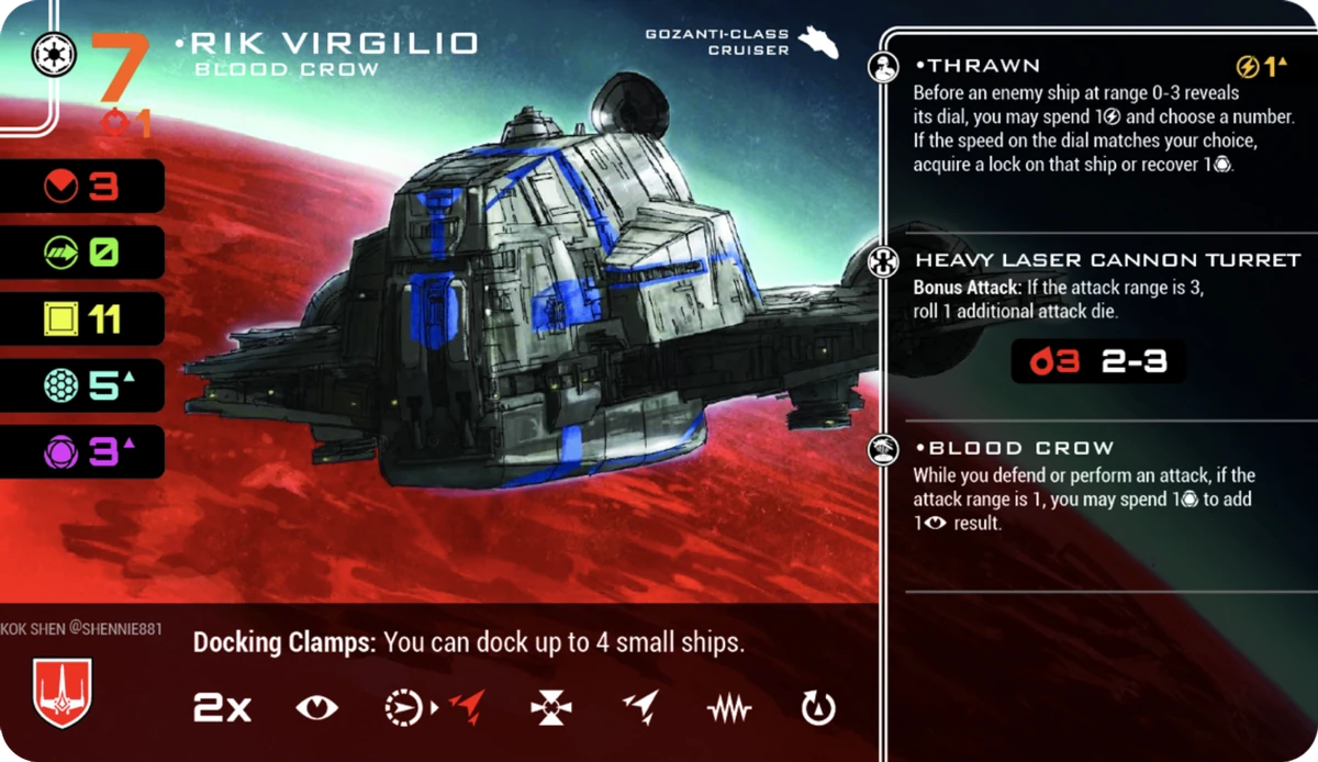 Blood Crow (Arsenal Standard - XWA) | Wiki XWing Seconde Edition | Fandom