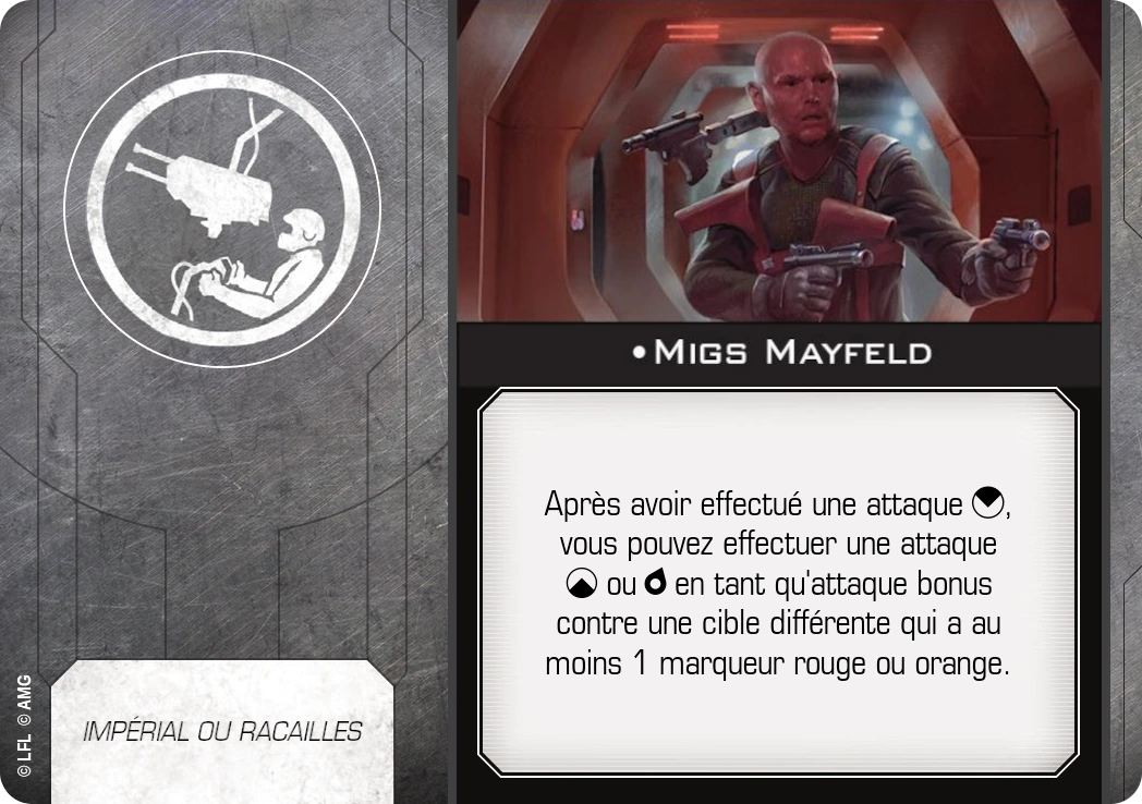 Migs Mayfeld | Wiki XWing Seconde Edition | Fandom