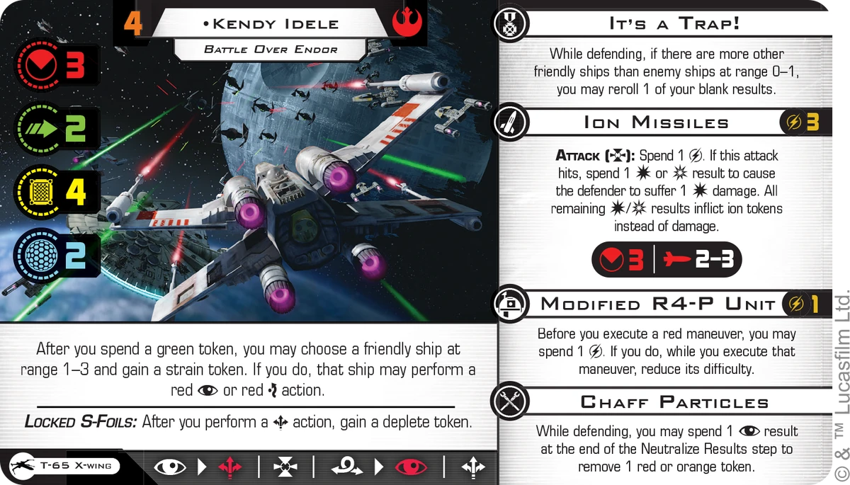 Kendy Idele (Bataille d'Endor) | Wiki XWing Seconde Edition | Fandom
