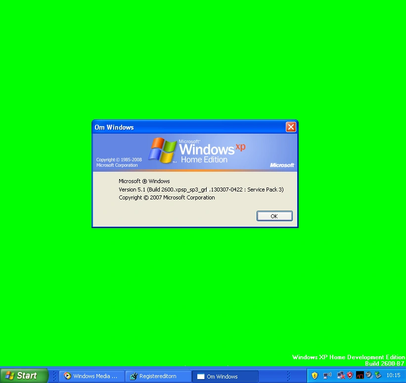 Windows XP Home Development Edition 2600-B7 | YaberOlan Wiki | Fandom