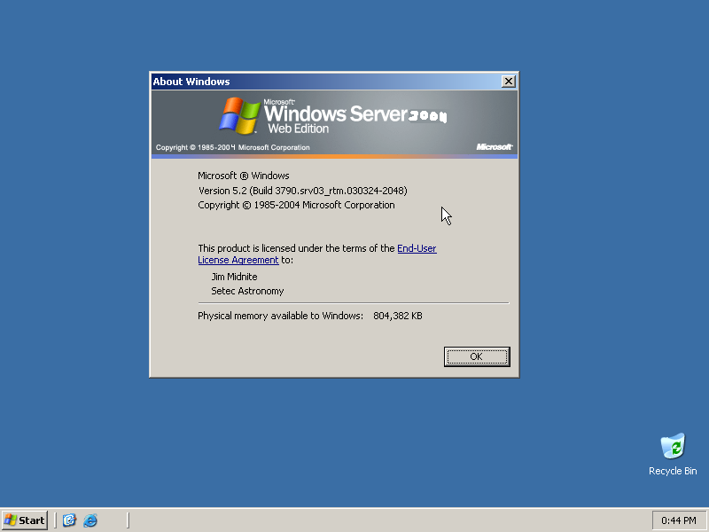 Windows Server 2004/Windows Server 2004 Web Edition | YaberOlan Wiki ...