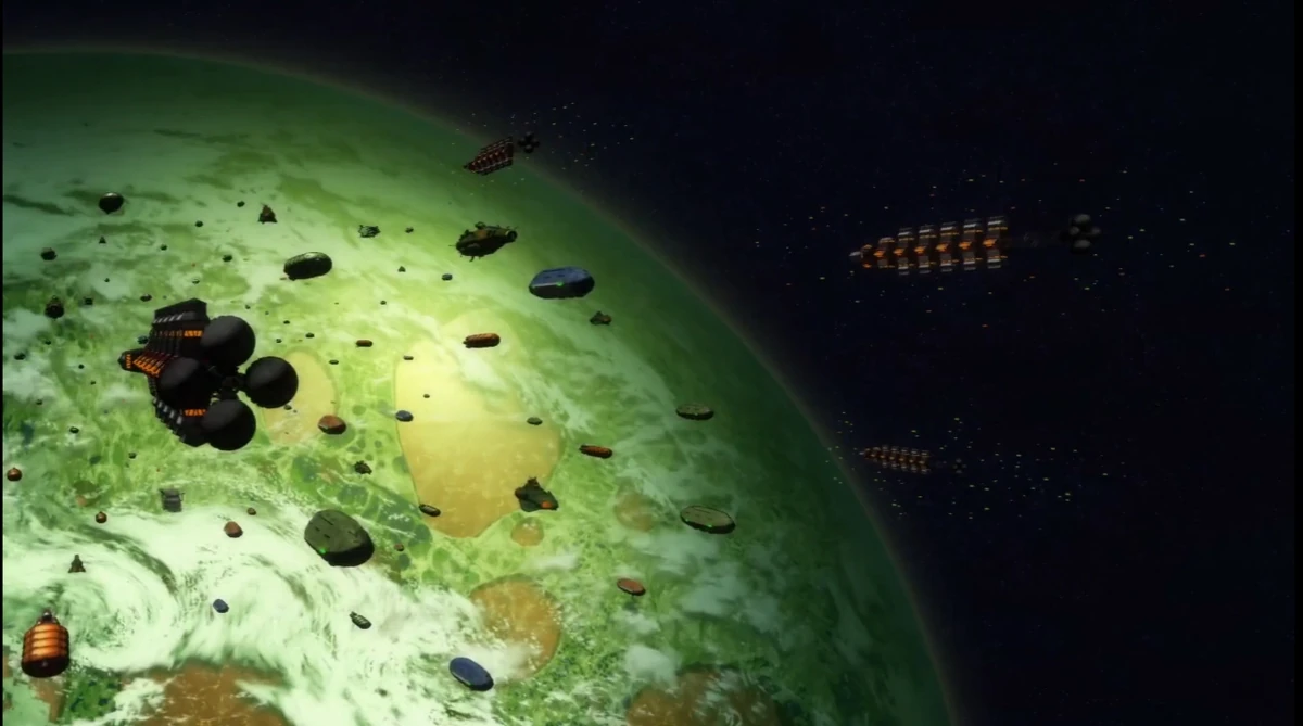 Garmillas Migration Plan | Space Battleship Yamato Wiki | Fandom