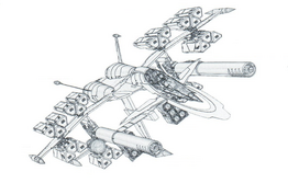 Cosmo Tiger I | Space Battleship Yamato Wiki | Fandom