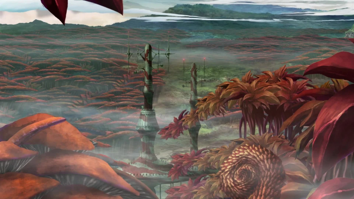 Jupiter Floating Continent Experimental Base | Space Battleship Yamato ...