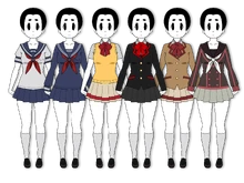 Uniforms | Yandere Simulator Fanon Wikia | Fandom