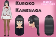 Kuroko Kamenaga | Yandere Simulator Fanon Wikia | Fandom