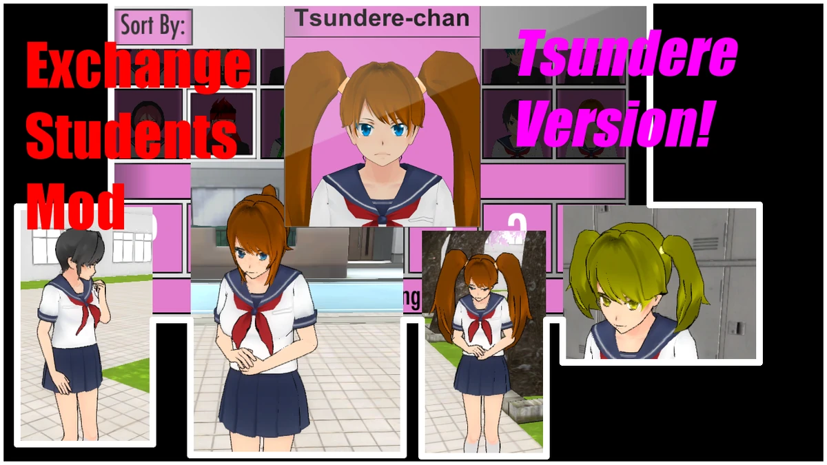 User blog:Mougeki Mero/Exchange Students Mod: Tsundere-chan Version | Yandere Simulator Fanon ...