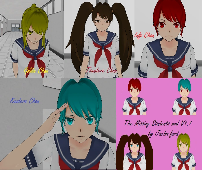 User blog:Jacbocford/The Missing Students Mod V1.1 | Yandere Simulator ...