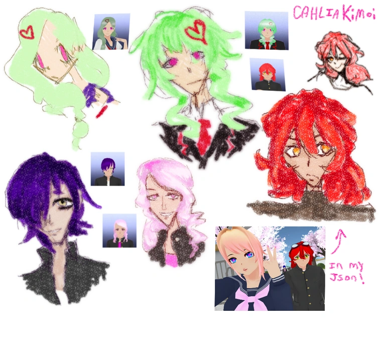 Yuhisa's Love Crash/List of Characters | Yandere Simulator Fanon Wikia ...